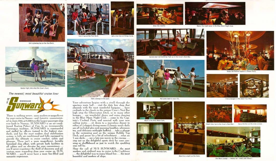 Norwegian Cruise Line History (Including Interesting Brochures from the ...
