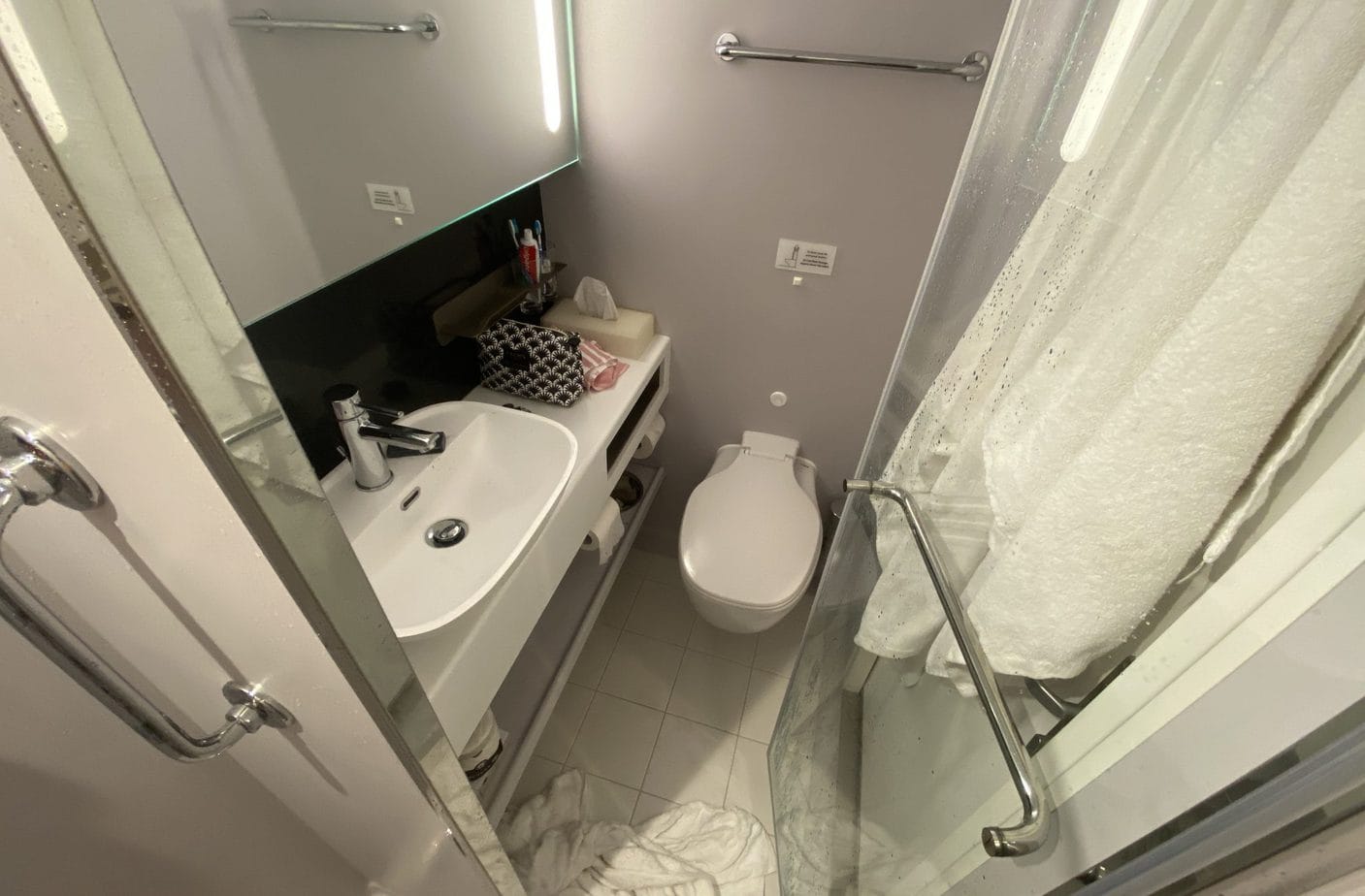 Virgin Voyages – Balcony Cabin Review (Sea Terrace): Bed, Storage, and ...