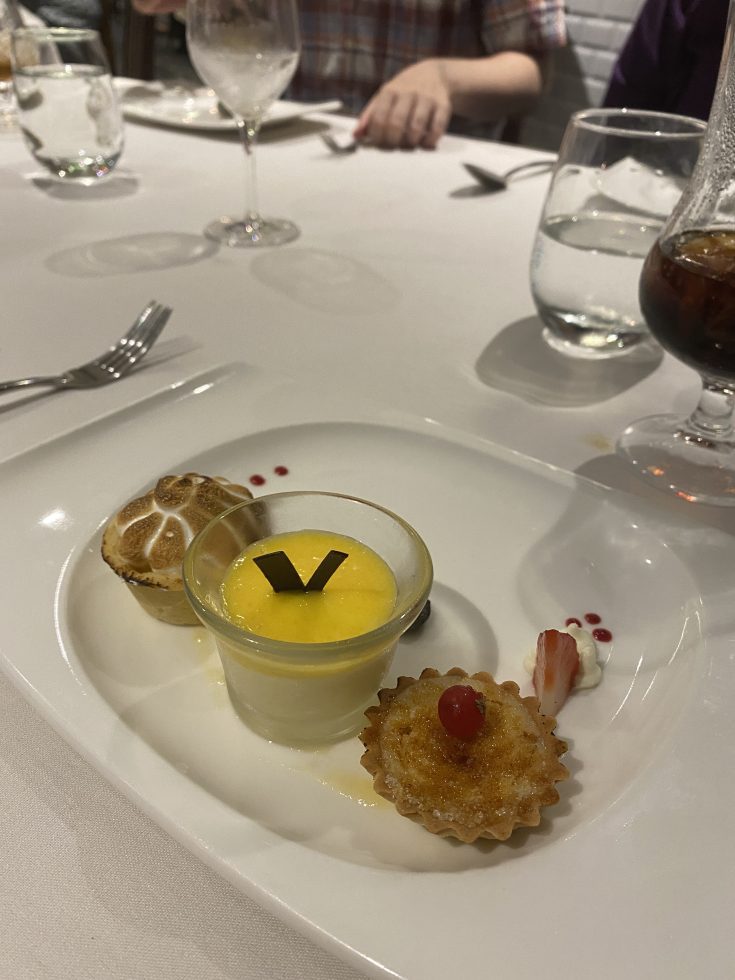 marella cruises surf and turf dessert cake - Emma Cruises