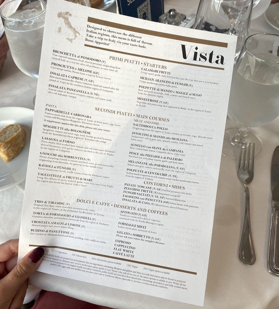 Marella Cruises Food - PHOTOS, Menus and Honest Review - Emma Cruises